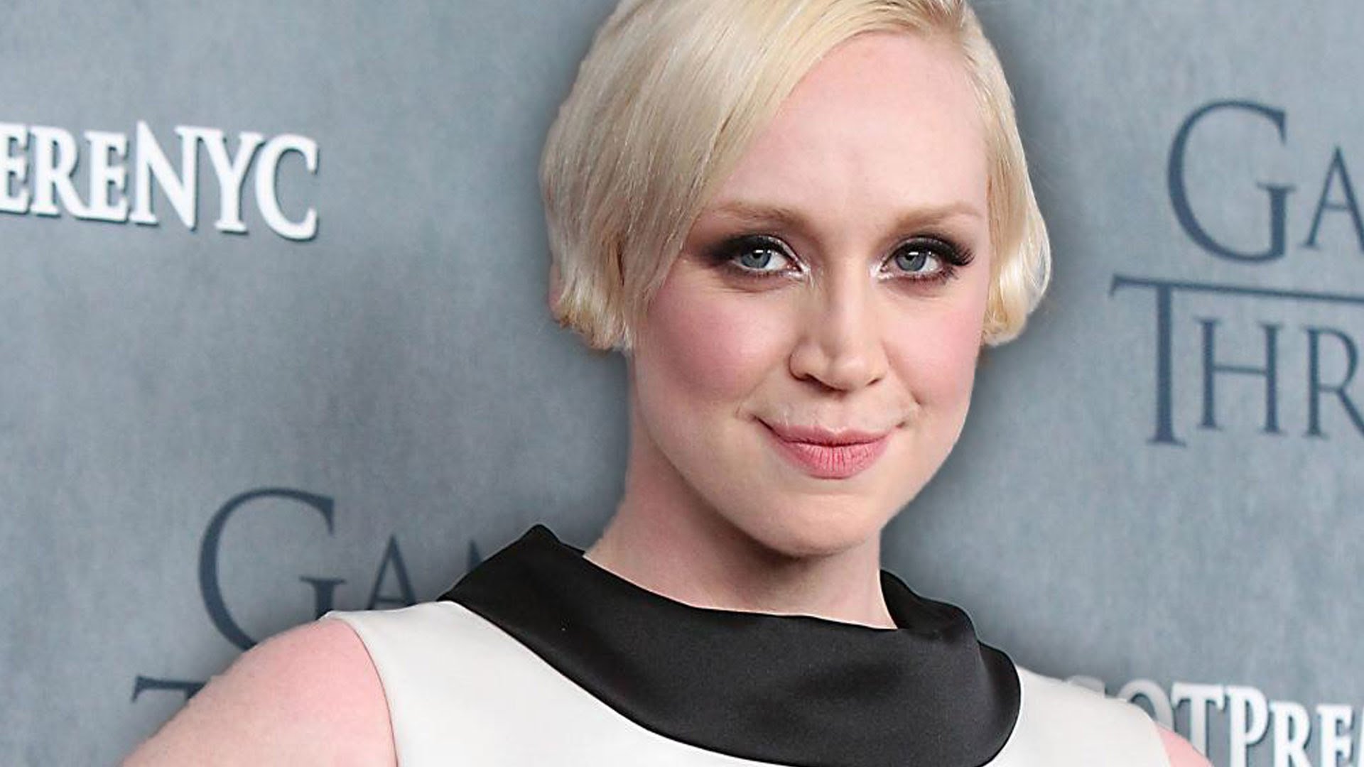 Gwendoline Christie models for Vivienne Westwood